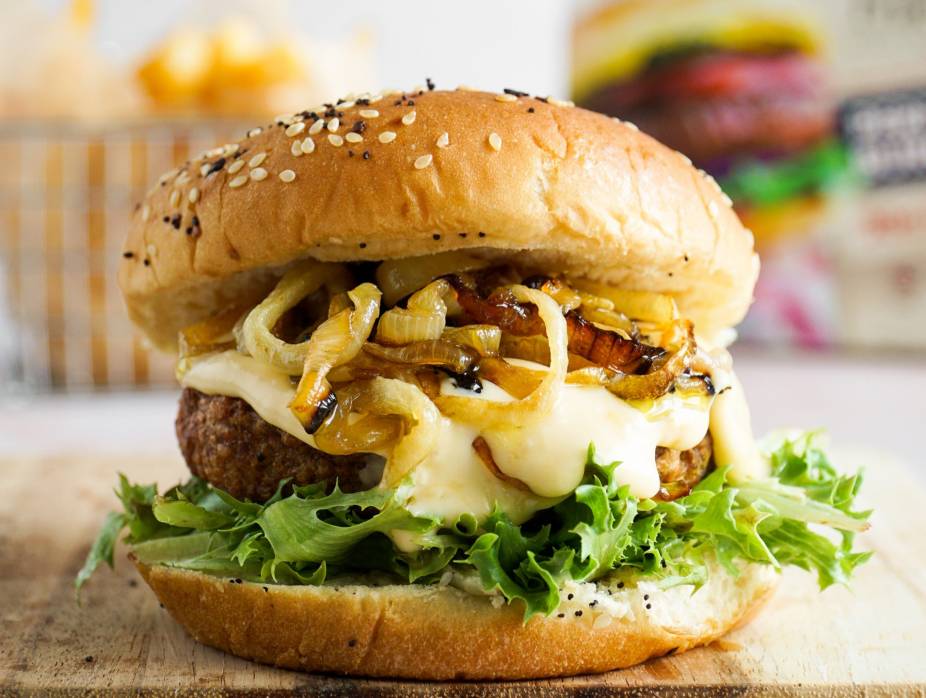 Cheesy Perfect Burger (Parve) - Kosher.com