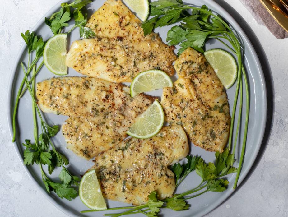 Pescado Al Ajillo (Fish in Buttery Garlic Sauce) - Kosher.com