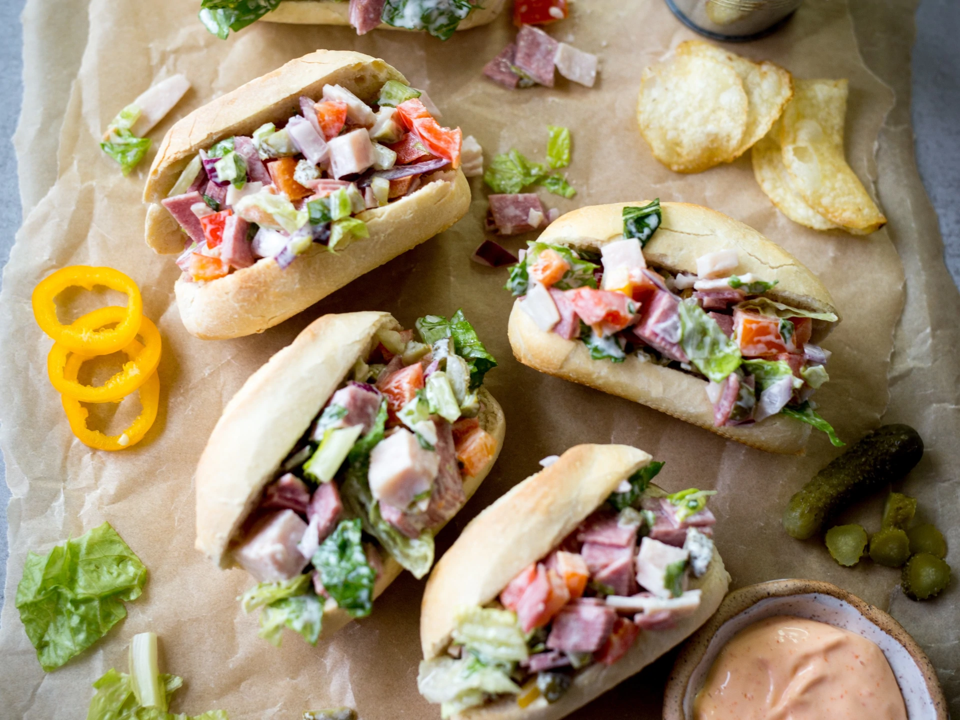 Chopped Deli Sandwich - Kosher.com